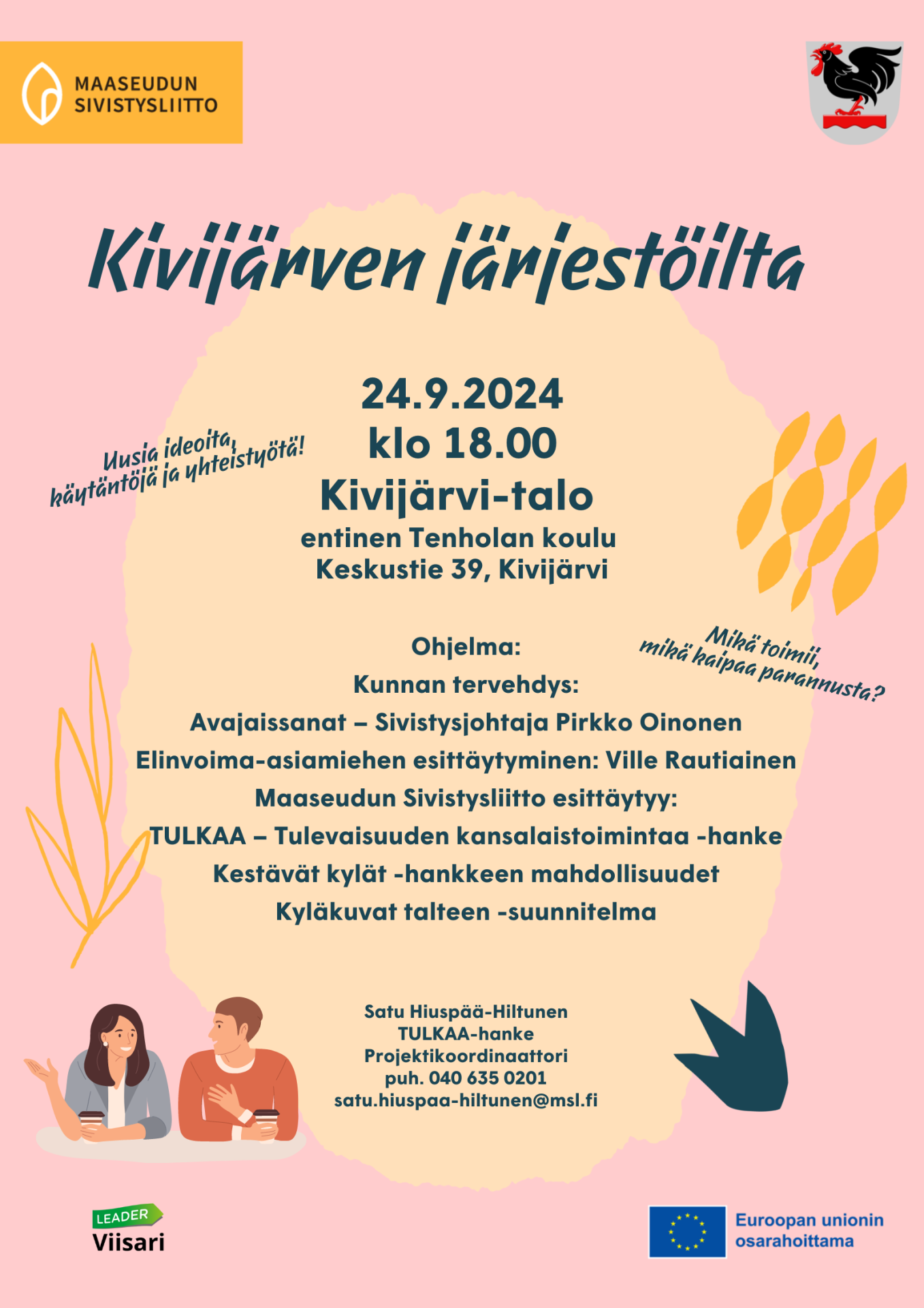 Kivijärven järjestöilta | Kivijärven kunta